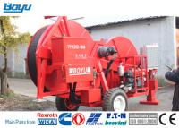 China TY1x30D-1800 Hydraulic Cable Tensioner with 30kN Capacity and 1800mm Bull-Wheel for sale