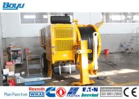 China Hydraulic Tensioner 2x40kN Max Intermittent Pull Stringing Equipment 1300mm Bullwheel for sale