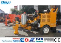 China 80kN Max Continuous Pull Hydraulic Puller Machine 540mm Bullwheel for Transmission Stringing for sale