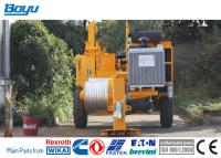 China TY90 Hydraulic Puller 100kN Transmission Line Stringing Equipment 540mm Bull Wheel for sale