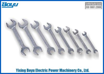 China Senior Alloy Steel Double Open End Wrench 4x5 to 65x75 mm Transmission Line Tools for sale