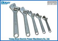 China Universal Adjustable Wrench Spanner 62mm Max Opening 600mm Arm Force Transmission Line Tool for sale