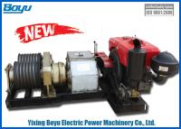 China 50kN 18kW Cableway Puller for Underground Cable Equipment with 2300 RPM and 374 g/(kg·h) Fuel Consumption for sale
