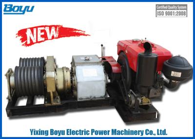 China 50kN 18kW Cableway Puller for Underground Cable Equipment with 2300 RPM and 374 g/(kg·h) Fuel Consumption for sale