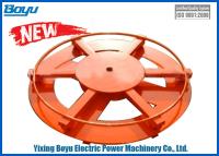 China Drum Upright Turntable Transmission Line Stringing Tools 20-50kN 1200mm for sale