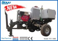 China 20kN Hydraulic Tensioner Honda GX390 Engine 800mm Bull Wheel Rexroth Speed Reducer for sale