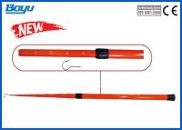 China 1.6 Meter High Voltage Retractable Measuring Stick Insulated Measuring Pole for sale