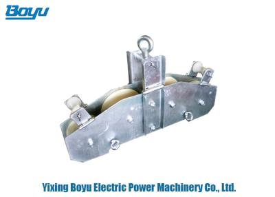 China Four Sheaves Combined Stringing Block Rated Load 10kN for Optical Cables Below 22mm for sale