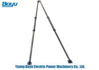 China A Shape Tubular Gin Pole Transmission Line Stringing Tools Vertical Load 17-30kn for sale