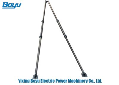 China A Shape Tubular Gin Pole Transmission Line Stringing Tools Vertical Load 17-30kn for sale