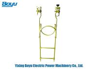China Hanging Transmission Line Emergency Escape Rope Ladder Inspection Trolley 1000x300mm for sale