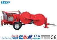 China Hydraulic Tensioner 1500mm Bull-wheel Diameter Tension Stringing Equipment 2x70kN for sale