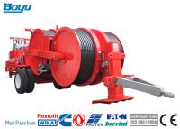 China Hydraulic Conductor Tensioner 2×65kN Overhead Power Line Stringing Equipment 1500mm Bullwheel for sale