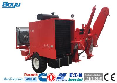 China Transmission Line Stringing Equipment 150kN Hydraulic Puller 750mm Bullwheel 7800kg for sale