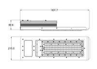 China Parking Lot 150W LED Exterior Pole Lights Cool White IP65 50000 Hours Lifespan for sale