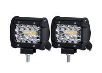 China DC12V 7560 Lm Off Road Auxiliary Lights , 4 Inch 108W Offroad Led Bar for sale