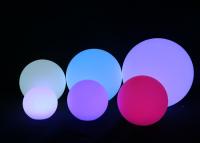 China Floating Waterproof Led Light Furniture Glow Swimming Pool Ball 20cm Eco Friendly for sale