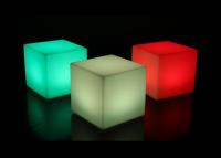 China LED Light Cube,led glow cube stool,light up bar stool Colorful Changing Outdoor Seat LED Cube for sale