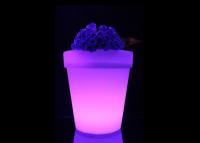 China Plastic Plant Container Light Up Furniture , Rechargeable Led Bar Furniture for sale