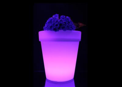 China Plastic Plant Container Light Up Furniture , Rechargeable Led Bar Furniture for sale