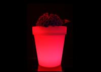 China Plastic Plant Container Light Up Furniture , Rechargeable Led Bar Furniture for sale