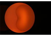 China Illuminated Led Light Furniture Apple Shape Chair Cocktail Full Color Changing for sale