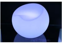 China Illuminated Led Light Furniture Apple Shape Chair Cocktail Full Color Changing for sale