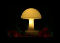 China Waterproof LED Illuminated Furniture RGB Color Changing Led Mushroom Table Lamp for sale
