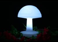 China Waterproof LED Illuminated Furniture RGB Color Changing Led Mushroom Table Lamp for sale