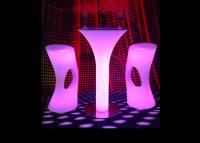 China PE LED Illuminated Furniture Counter Led Bar Table IR Remote Control for sale
