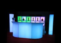 China Glowing Illuminated Outdoor Furniture Modern Commercial Led Light Up Chairs for sale