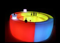 China Glowing Illuminated Outdoor Furniture Modern Commercial Led Light Up Chairs for sale