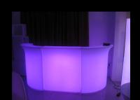 China Glowing Illuminated Outdoor Furniture Modern Commercial Led Light Up Chairs for sale