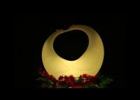 China Glowing Holiday LED Illuminated Furniture Led Decoration Table Lamp With Rechargeable Battery for sale