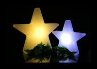 China Bar LED Illuminated Furniture Star Shaped PE Material RGB Color Changing for sale