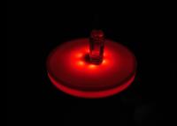 China Charging Glow In The Dark Furniture Square Led Tray Luminous Wine Plate for sale