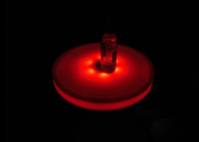China Charging Glow In The Dark Furniture Square Led Tray Luminous Wine Plate for sale