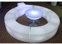China Commercial Led Table And Chairs Light Up Patio Furniture IP54 2-4 Mm Thickness for sale