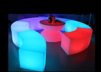 China Commercial Led Table And Chairs Light Up Patio Furniture IP54 2-4 Mm Thickness for sale