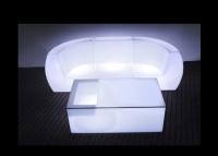 China Flashing LED Illuminated Furniture Glowing Light Up Sofa Lightweight For Home for sale