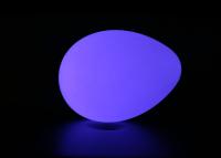 China Battery Operated Led Outdoor Furniture Egg Shaped 26×29cm Adjustable Brightness for sale