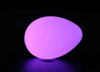China Battery Operated Led Outdoor Furniture Egg Shaped 26×29cm Adjustable Brightness for sale