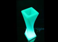 China Plastic Wireless Glow In The Dark Flower Pots Elegant  Desigh For Nightclub for sale