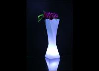 China Plastic Wireless Glow In The Dark Flower Pots Elegant  Desigh For Nightclub for sale