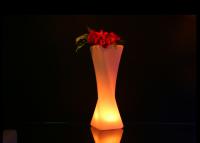 China Plastic Wireless Glow In The Dark Flower Pots Elegant  Desigh For Nightclub for sale