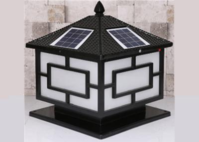 China 5W Outdoor Yard Light Fixtures Solar Pillar High Brightness Decorative Garden Lights for sale