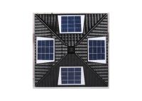 China 5W Outdoor Yard Light Fixtures Solar Pillar High Brightness Decorative Garden Lights for sale