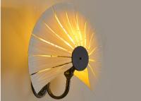 China Wooden Wall Mounted Decorative Lights Led Fancy Wall Lights 111V - 240V for sale