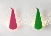 China Staircase Aisle LED Peacock Wall Lamp , Fancy Wall Lights For Bedroom for sale