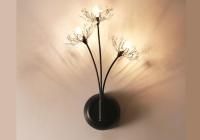China Flower Crystal Led Wall Decorative Lights Lights 240V Good Chromaticity for sale